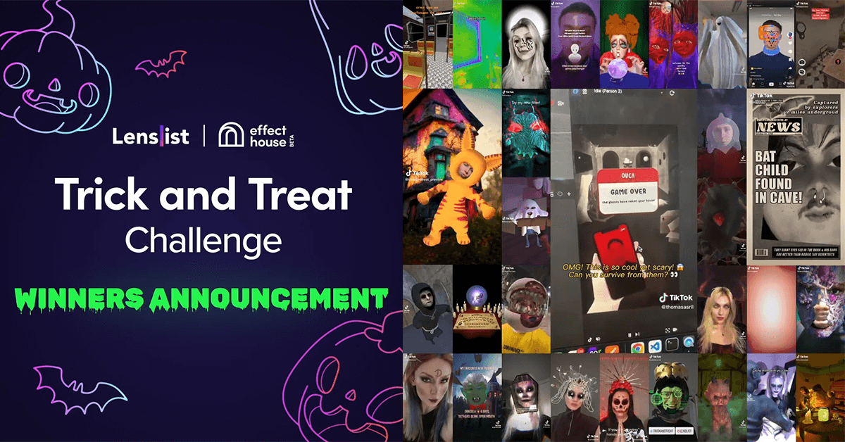 Lenslist x Effect House Trick and Treat Challenge | Lenslist