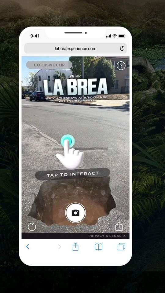 NBCUniversal La Brea Season 2 Web AR Experience | Lenslist